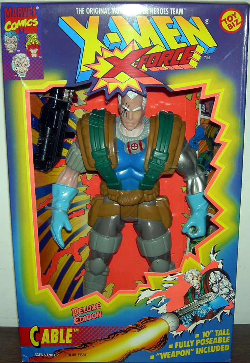 Cable X-Men X-Force Deluxe Edition action figure Toy Biz