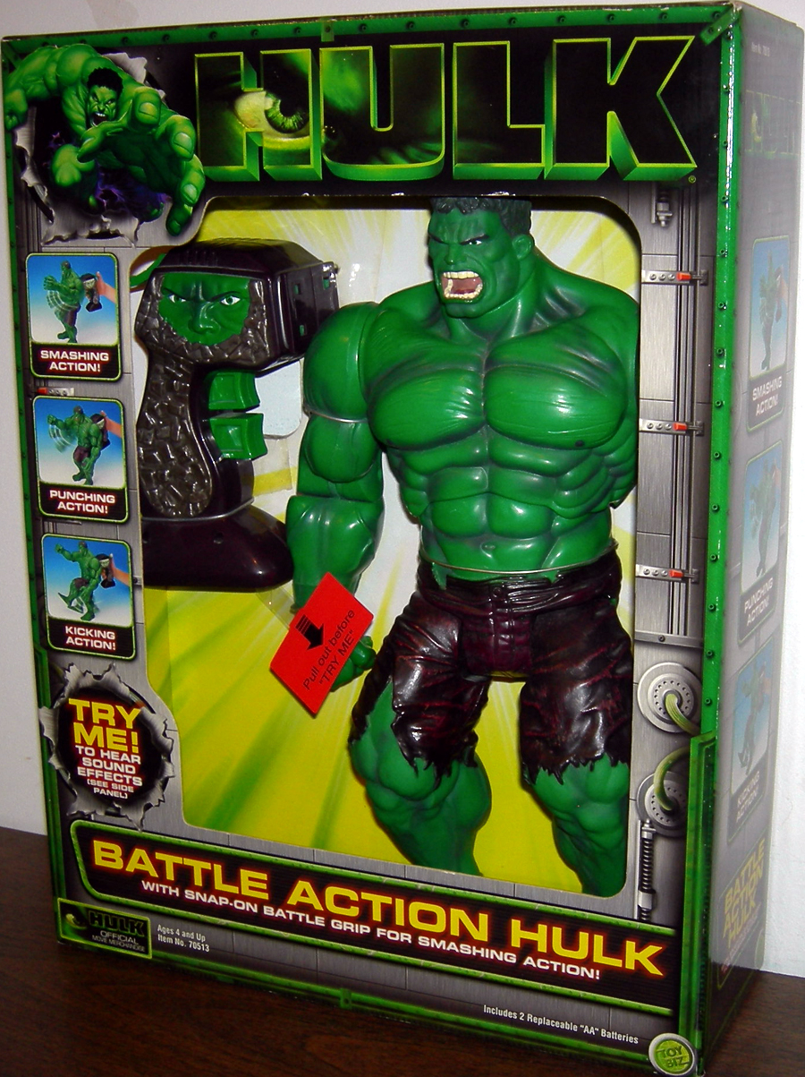 13 inch Battle Action Hulk Movie Action Figure Toy Biz