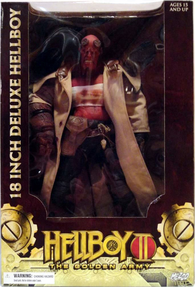 18 Inch Deluxe Wounded Hellboy Figure Golden Army
