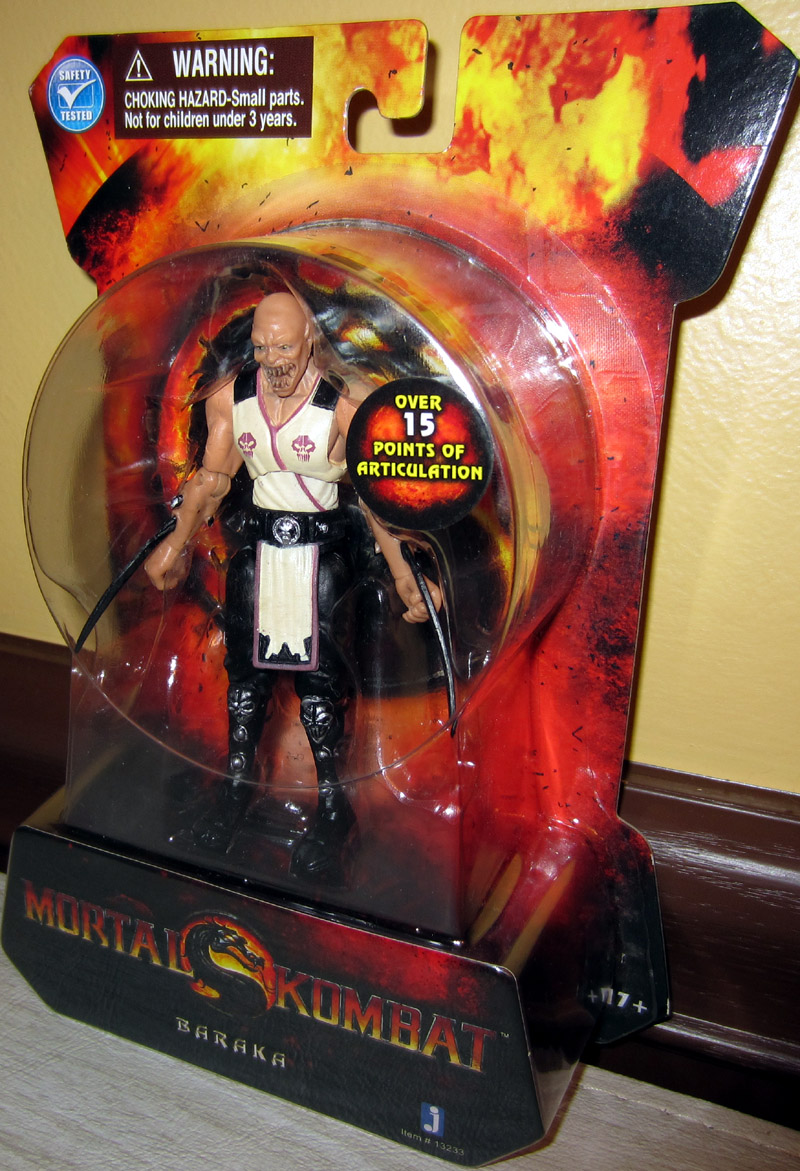 Baraka Action Figure 4 Inch Mortal Kombat Jazwares
