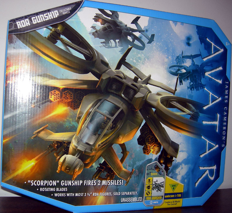 RDA Gunship Avatar Scorpion Vehicle Mattel