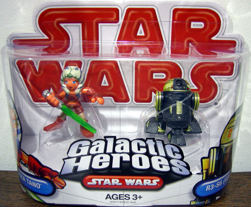 Ahsoka Tano R3-S6 Goldie Galactic Heroes Star Wars action figures
