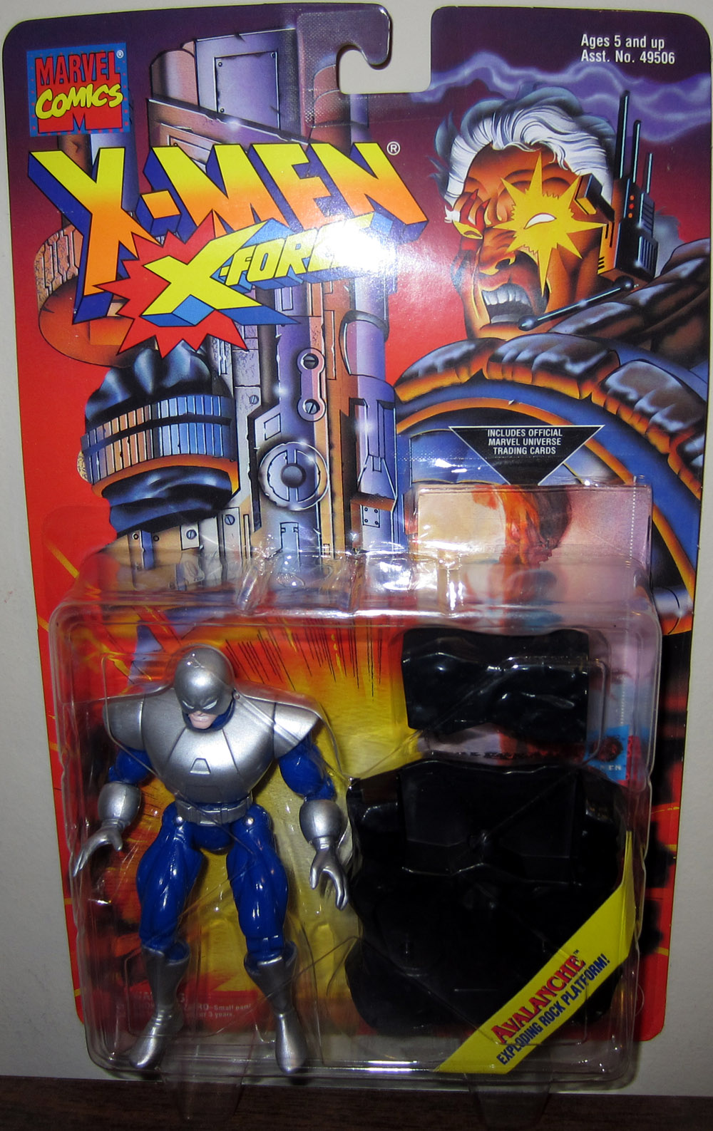 Avalanche Exploding Rock Platform X-Men X-Force action figure