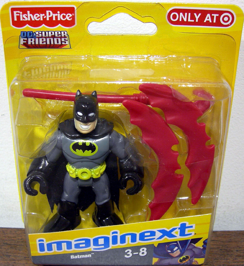 Batman Imaginext, black gray suit