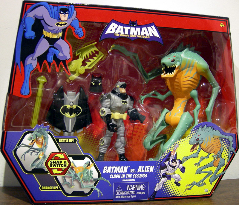 Batman vs Alien Clash Cosmos action figures