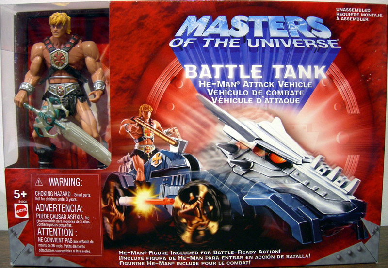 Battle Tank He-Man Attack Vehicle Masters Universe action figure