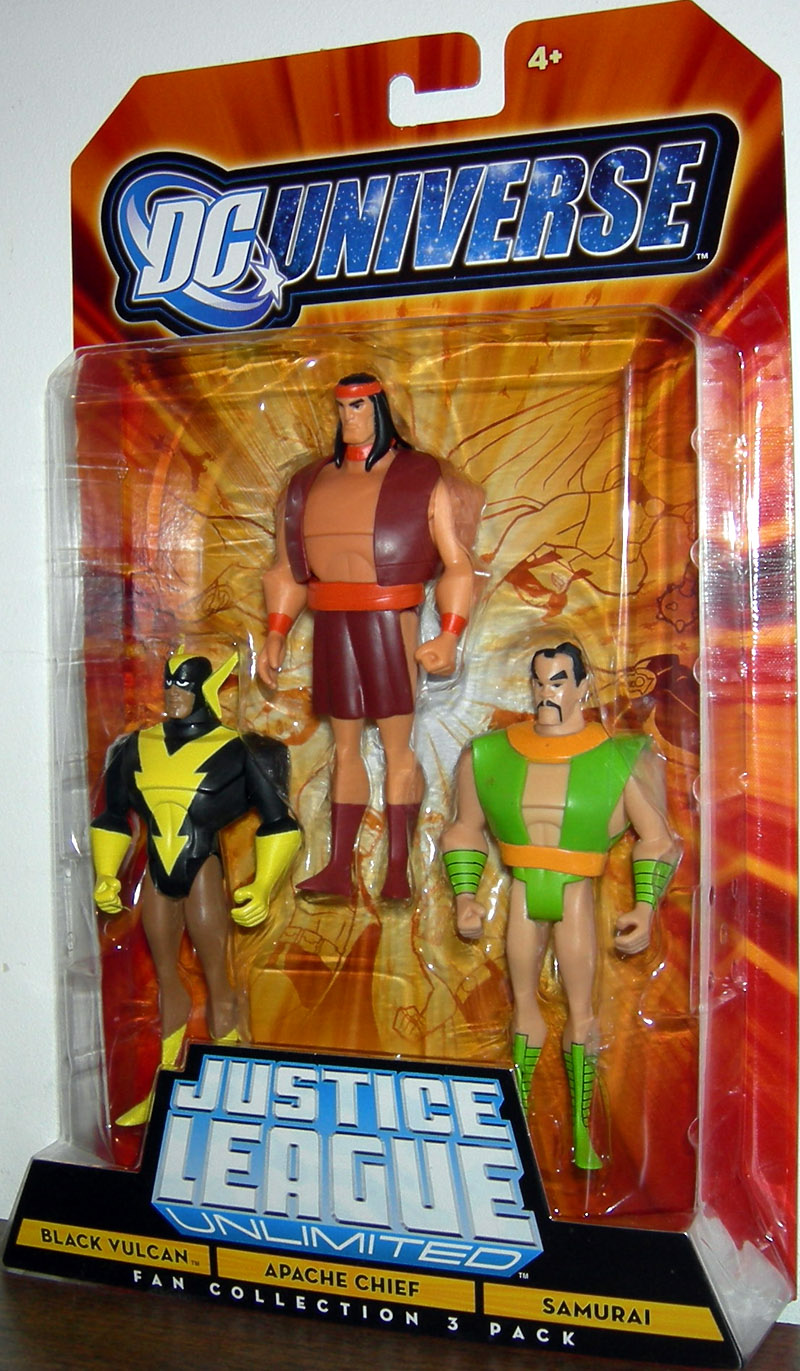 Black Vulcan Apache Chief Samurai Figures Mattel