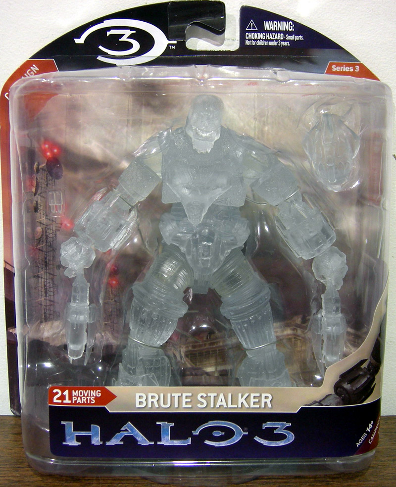 Brute Stalker Action Figure Halo 3 Series 3 Active Camo