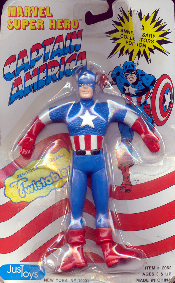 Captain America Twistable Action Figure Just Toys