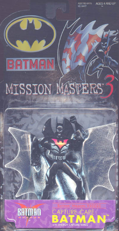 Capture Cape Batman Beyond Mission Masters 3 action figure