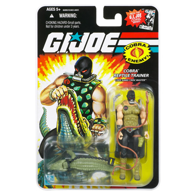 Cobra Reptile Trainer Code Name Croc Master Action Figure Hasbro