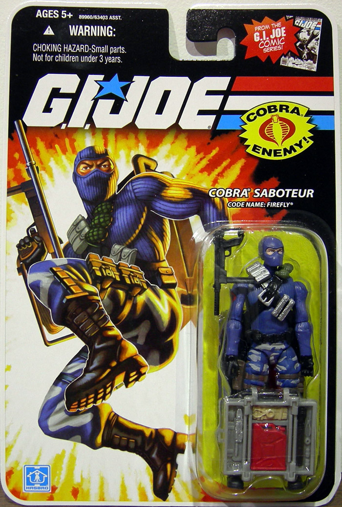 Cobra Saboteur Code Name Firefly 2 Action Figure Hasbro