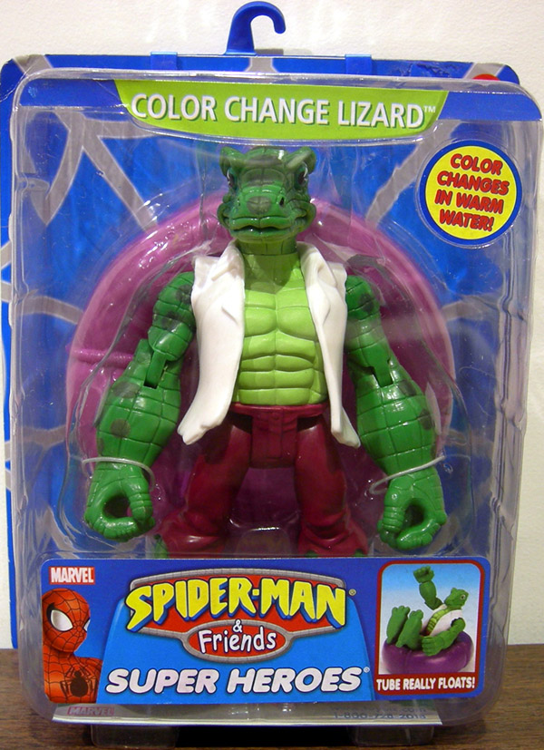 Color Change Lizard Spider-Man Friends action figure