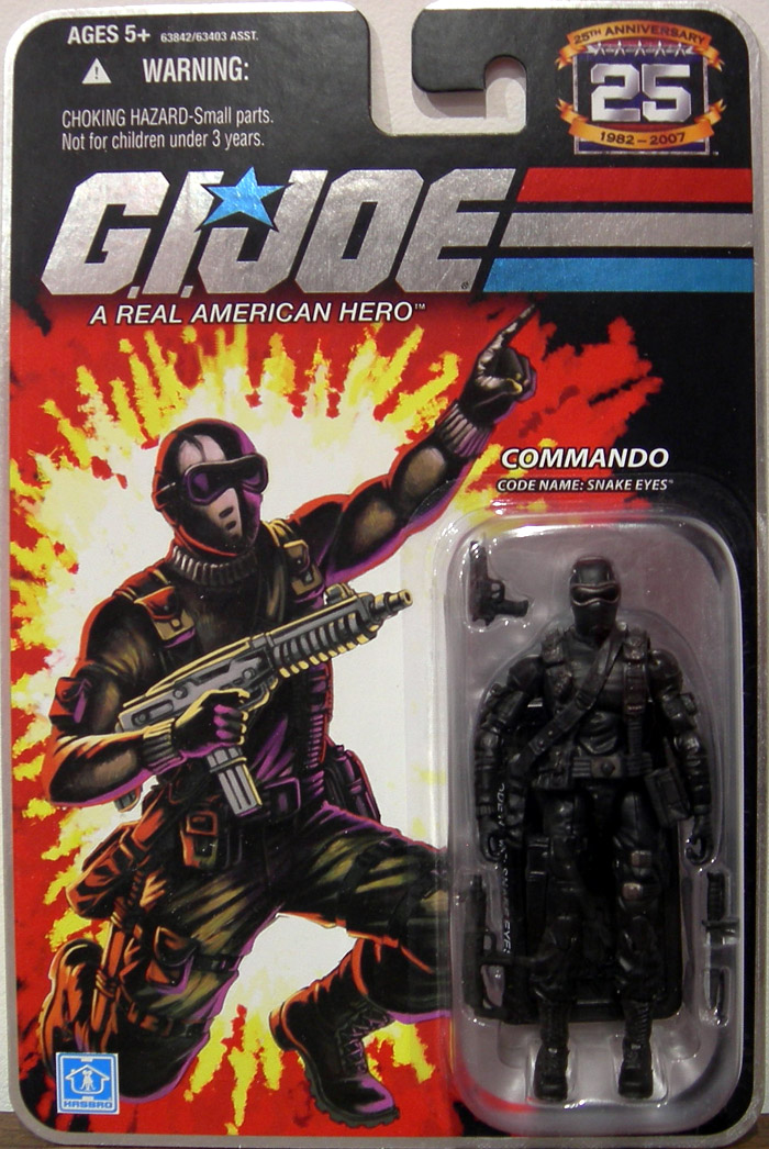 Commando Code Name Snake Eyes Figure GI Joe Hasbro