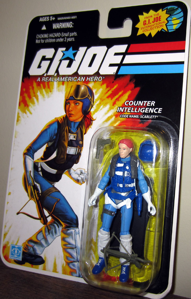 Counter Intelligence Code Name- Scarlett International Collection action figure