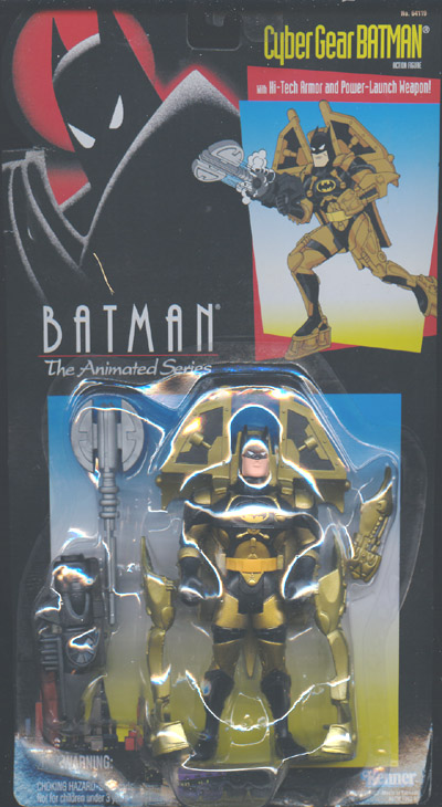 Cyber Gear Batman Action Figure Animated Series Kenner