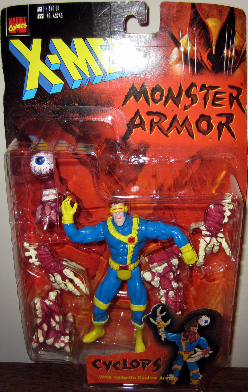 Cyclops Monster Armor Action Figure X-Men Toy Biz