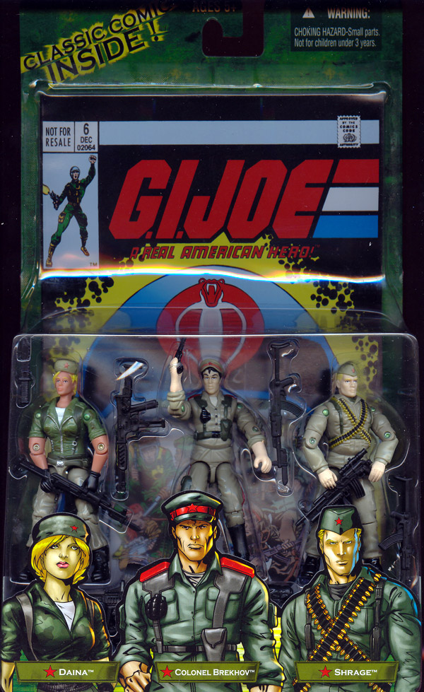 Daina Colonel Brekhov Shrage 3-Pack Hasbro