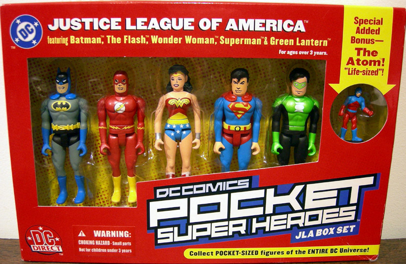 DC Comics Pocket Super Heroes JLA Box Set