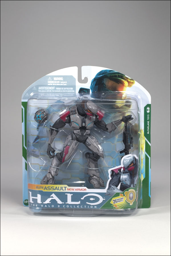 Elite Assault silver Halo Collection Action Figure McFarlane