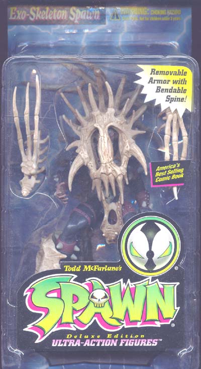 Exo-Skeleton Spawn Action Figure Tan Bones Half Mask