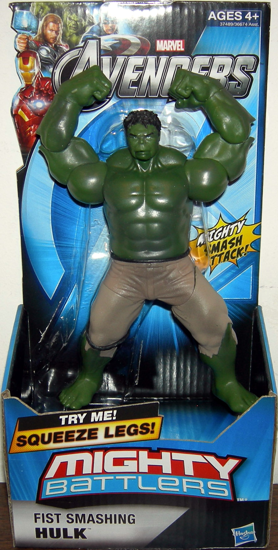 Fist Smashing Hulk Avengers