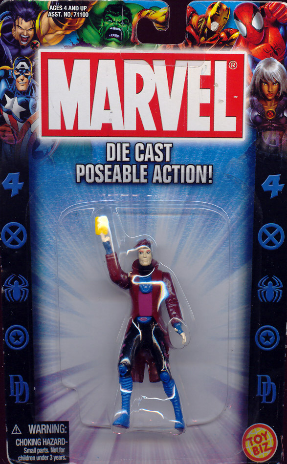 Gambit Figure Die Cast Poseable Toy Biz