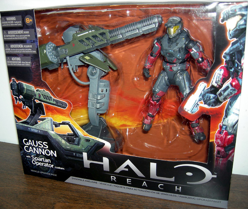 Warthog Gauss Cannon Spartan Operator Custom Halo action figure