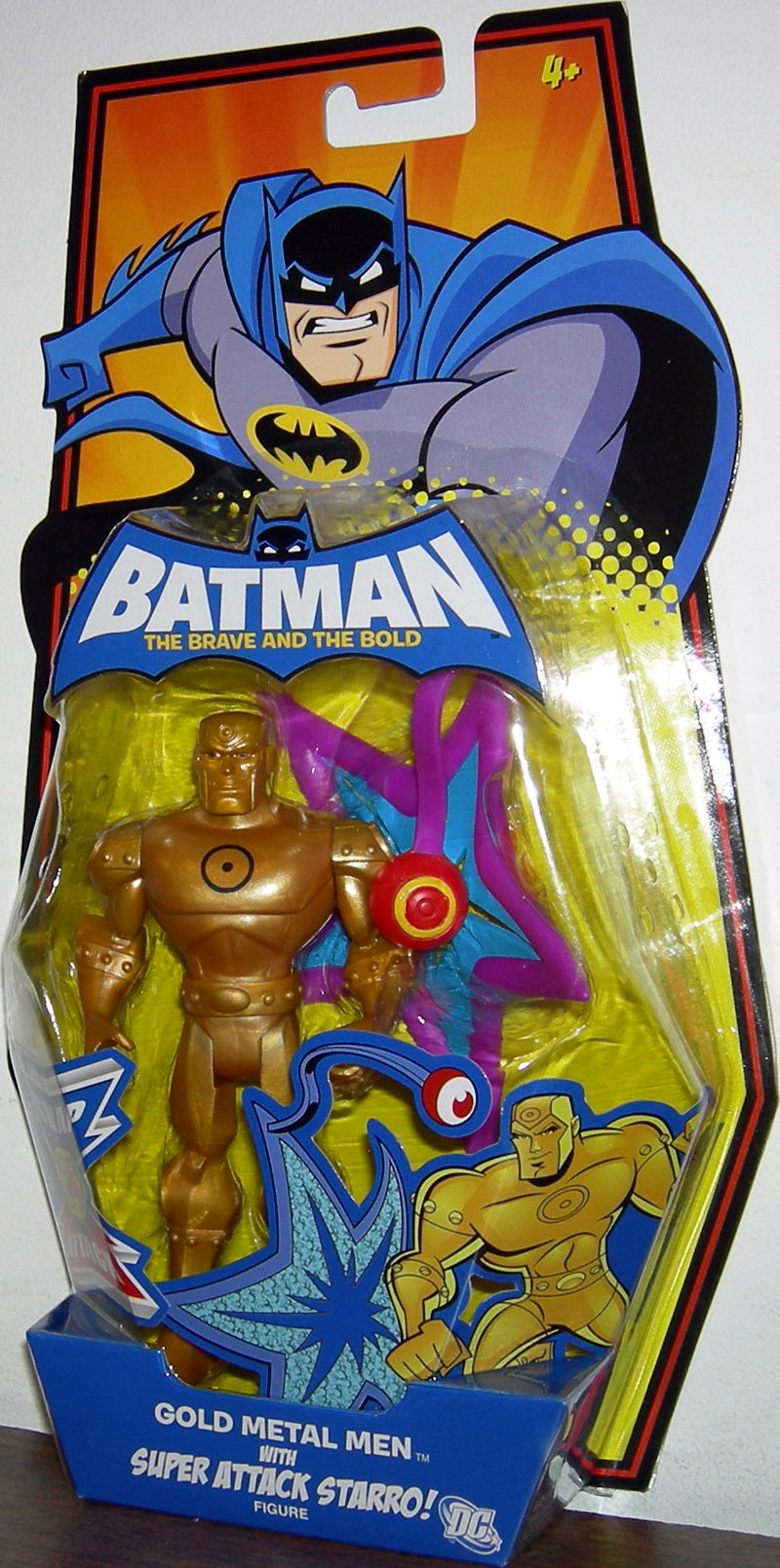 Gold Metal Men Super Attack Starro! Action Figures Mattel