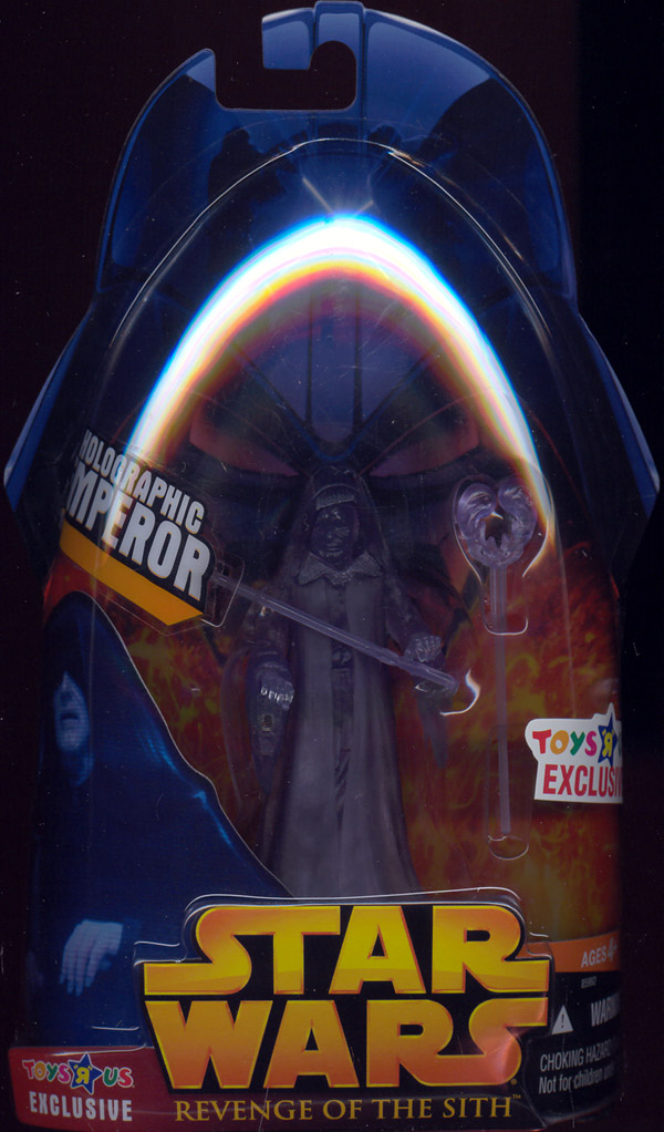 Holographic Emperor Palpatine Action Figure TRU Exclusive