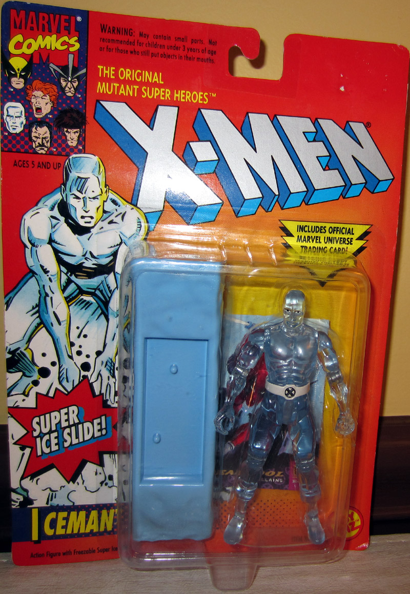 Iceman Super Ice Slide action figure Toy Biz
