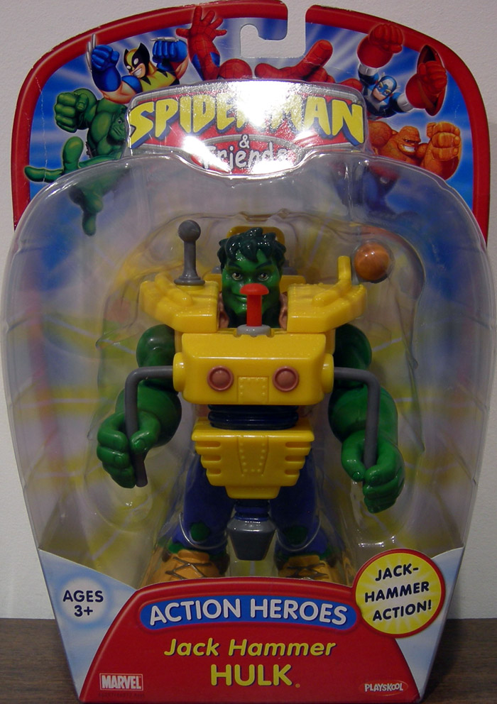Jack Hammer Hulk Spider-Man Friends, reissued