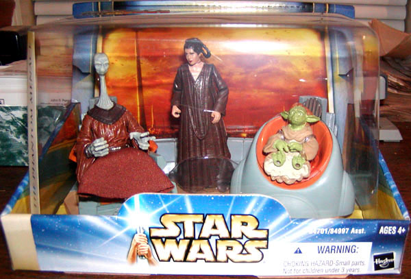 Jedi High Council Figures Yarael Poof Depa Billaba Yaddle