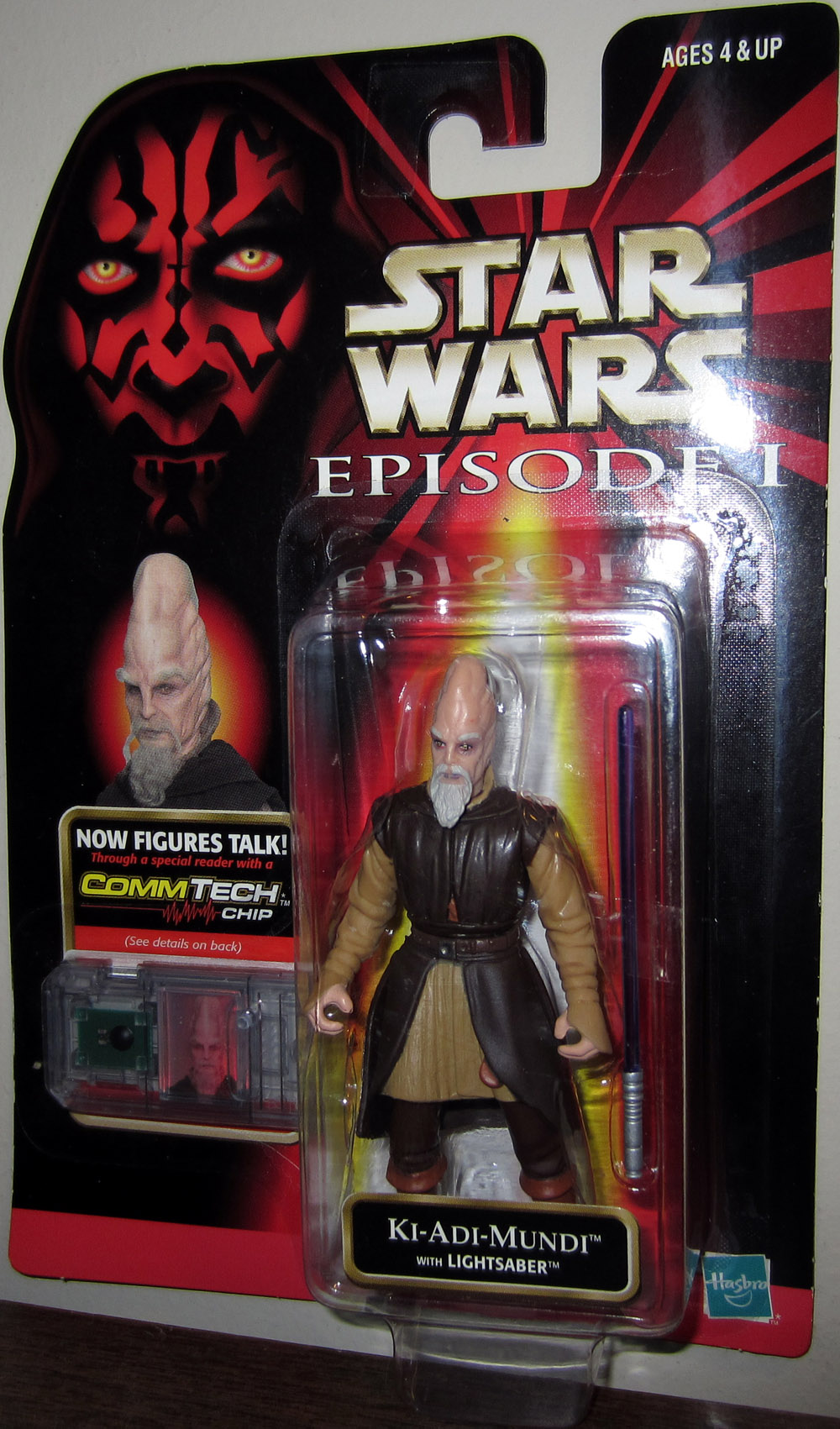 Ki-Adi-Mundi Action Figure Lightsaber Episode I Star Wars
