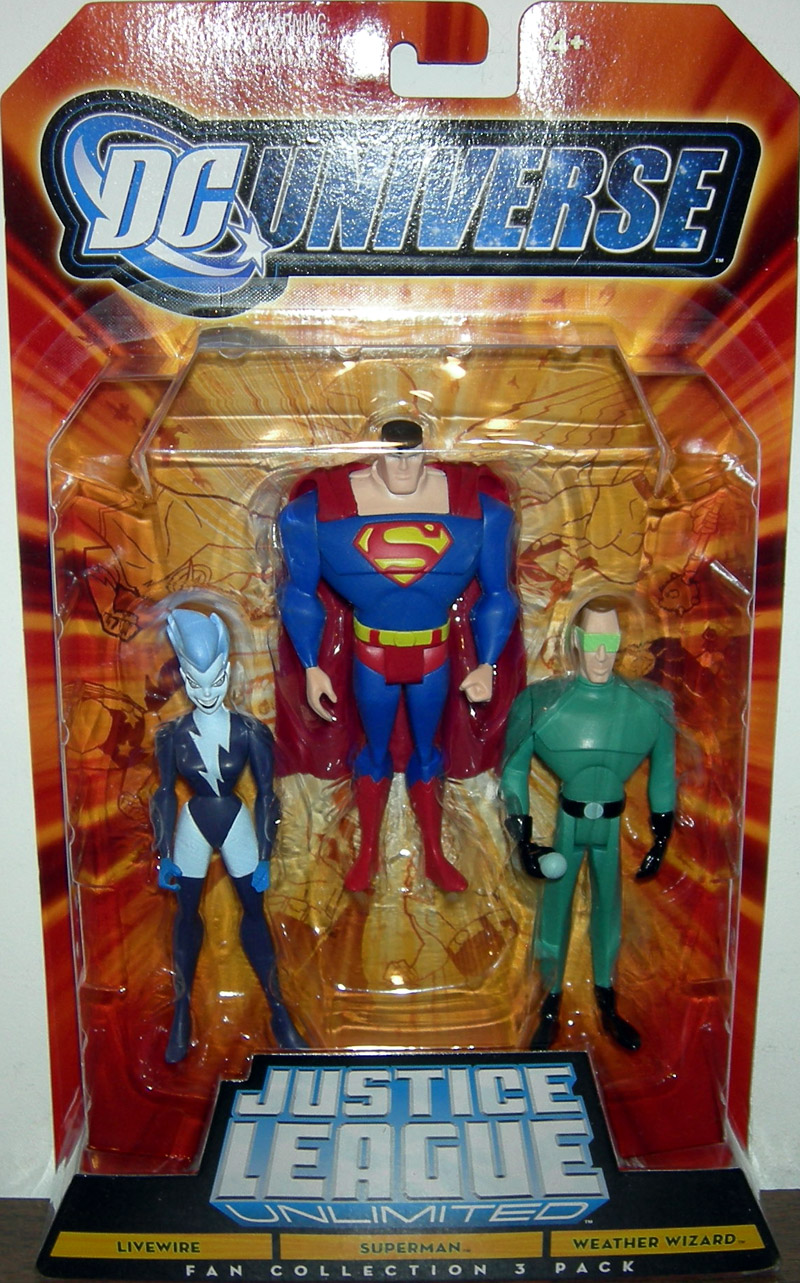 Livewire, Superman Weather Wizard Fan Collection 3 Pack