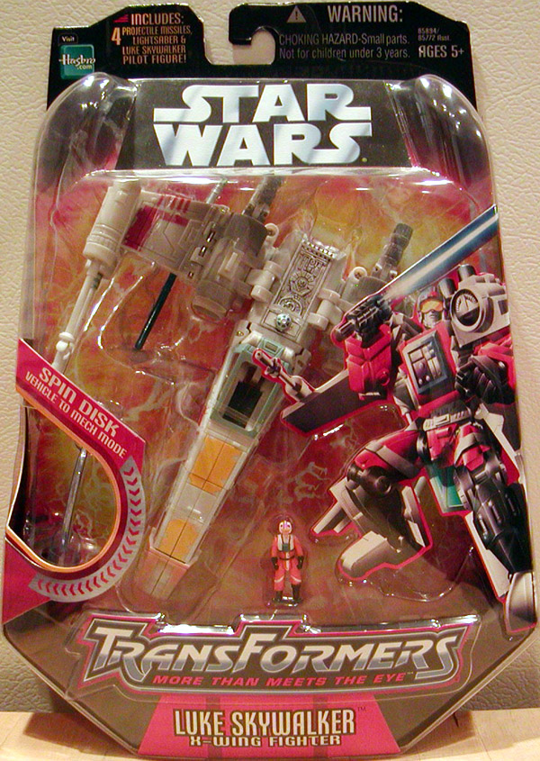 Luke Skywalker X-wing Fighter Transformers