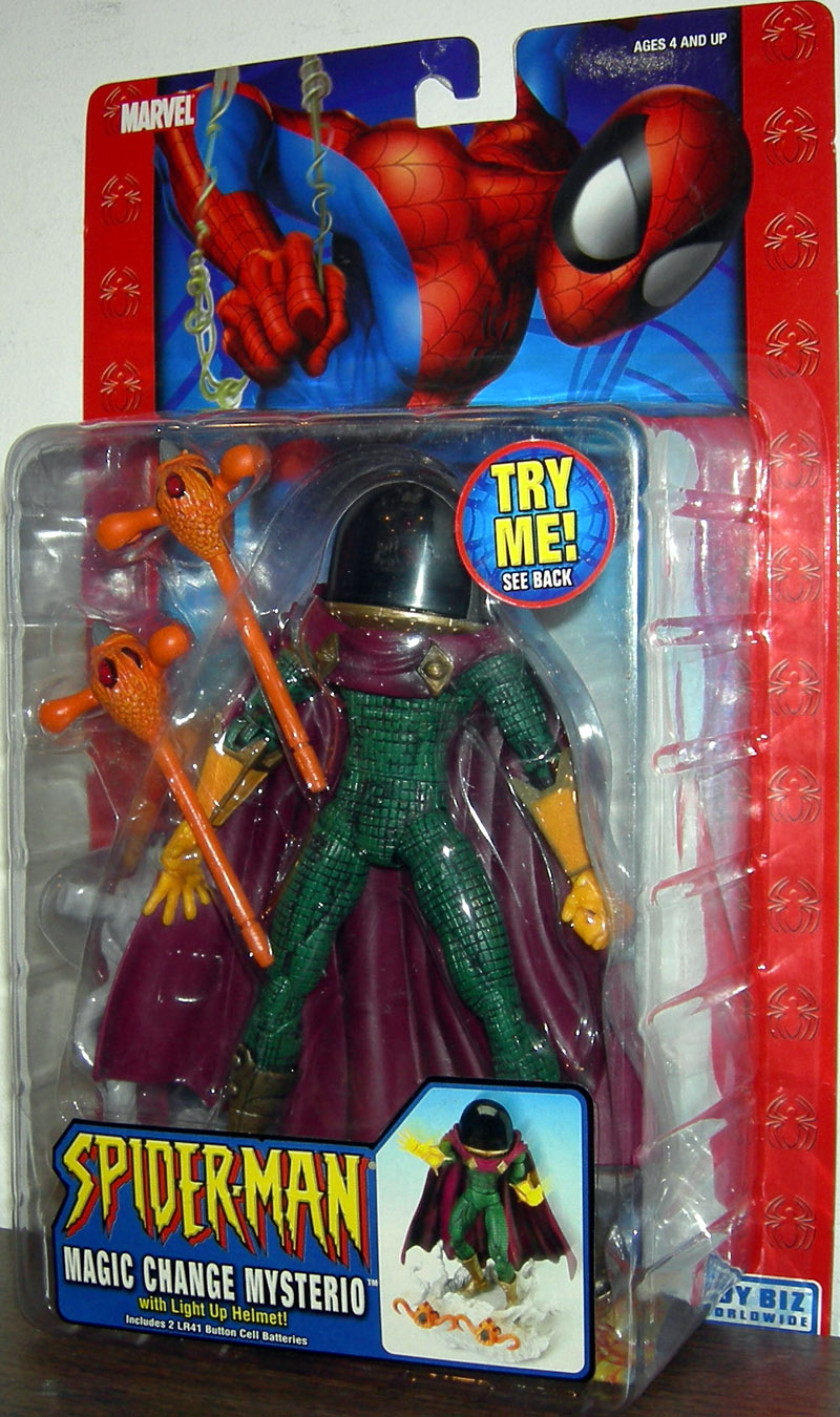 Magic Change Mysterio Figure Spider-Man Classic