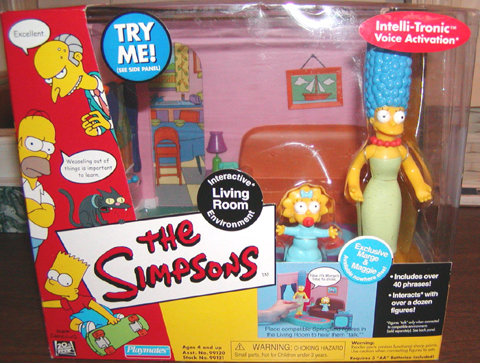 Simpsons Living Room Playset | Baci Living Room