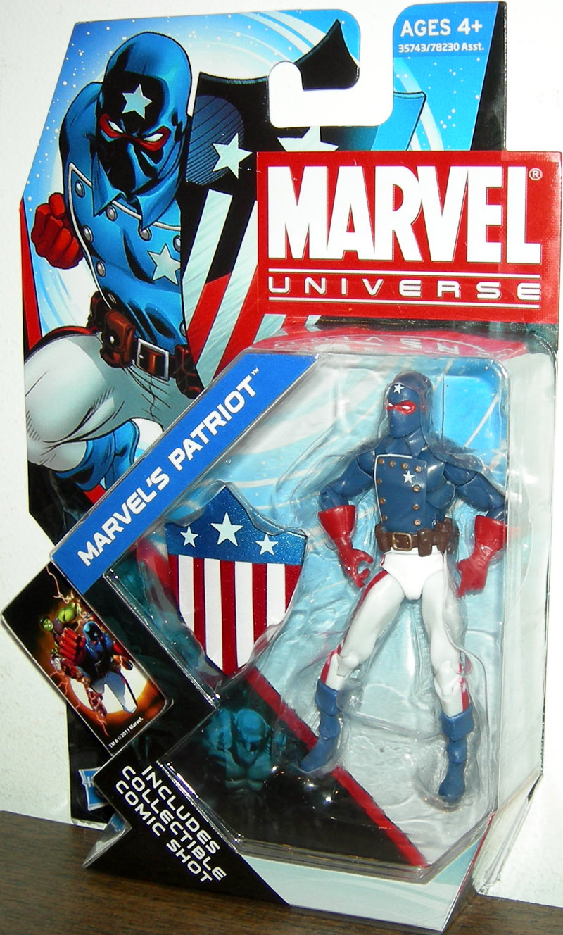 Marvels Patriot Figure Marvel Universe Series 4 002 Hasbro