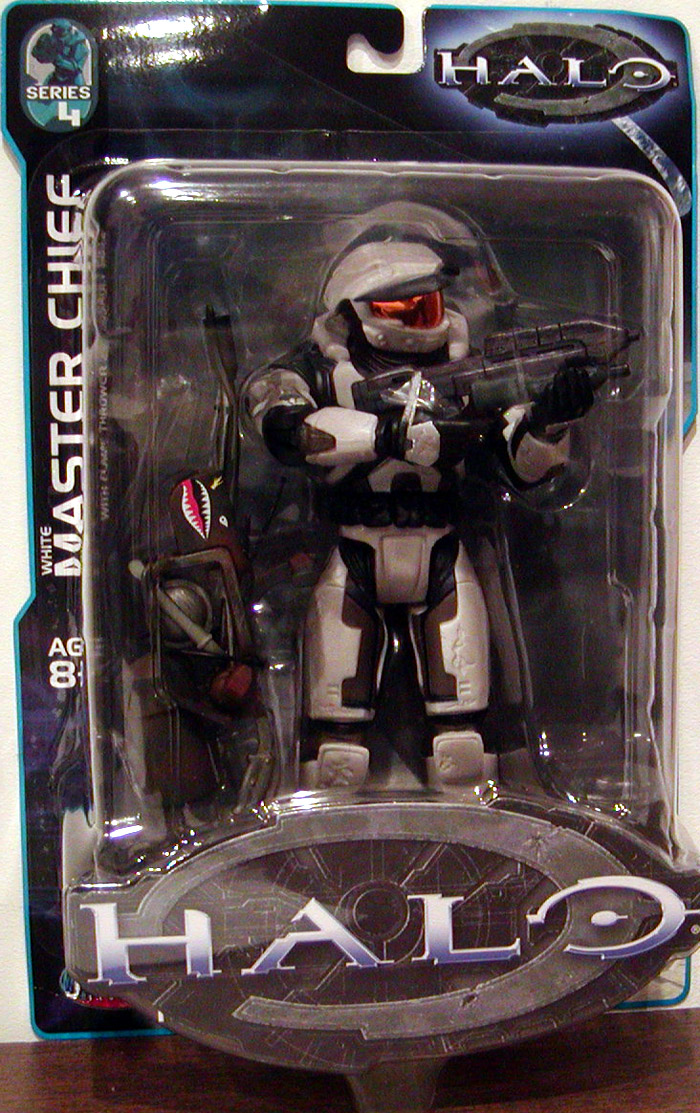 White Master Chief Halo Series 4 action figure