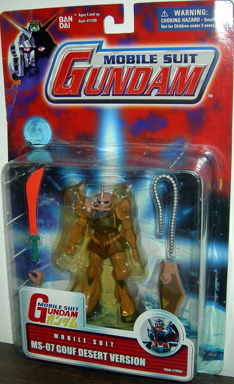 MS-07 Gouf Desert Version Gundam Wing Action Figure Ban Dai