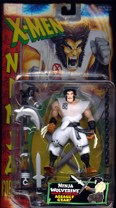 Ninja Wolverine Action Figure Toy Biz