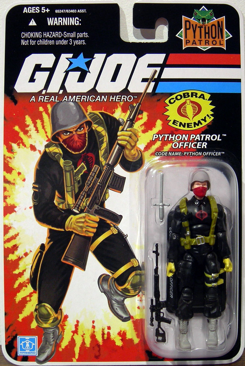 Python Patrol Officer Code Name- Python Officer action figure
