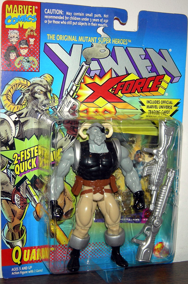 Quark Figure X-Men X-Force 2-Fisted Quick Draw Toy Biz