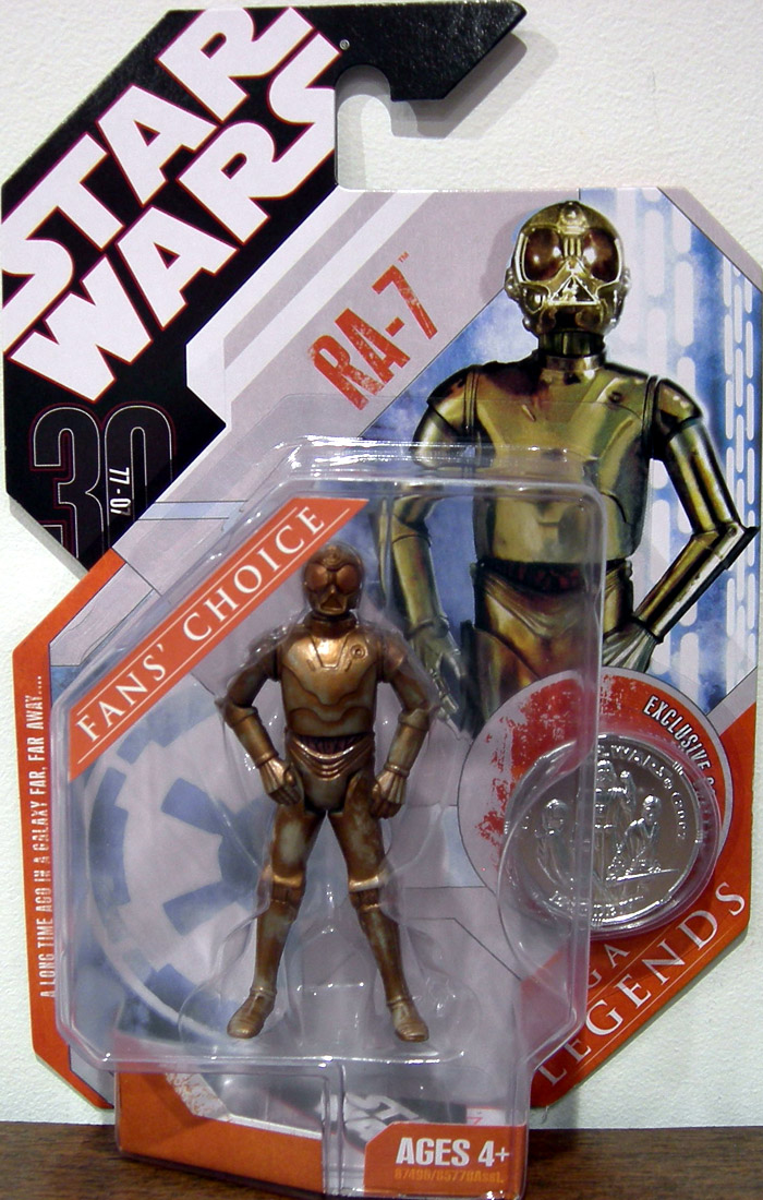 RA-7 Figure 30th Anniversary Star Wars Saga Legends Fans Choice