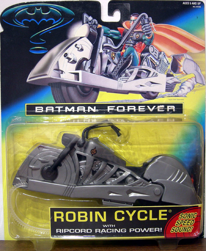 Robin Cycle Vehicle Ripcord Racing Power Batman Forever Kenner