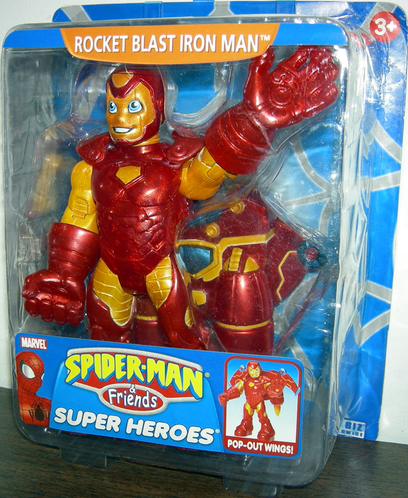 Rocket Blast Iron Man Action Figure Toy Biz