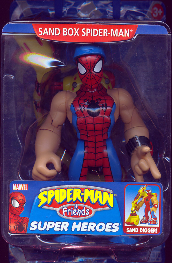 Sand Box Spider-Man Figure Friends Toy Biz