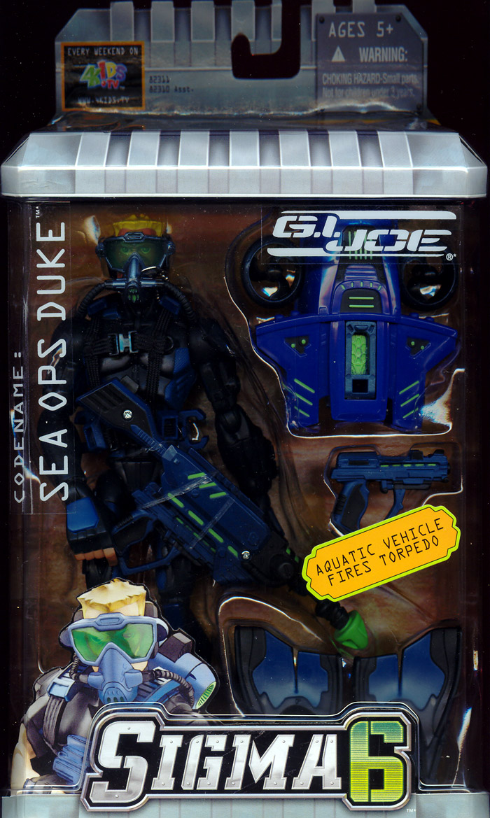 Sea Ops Duke Sigma 6 Action Figure Hasbro