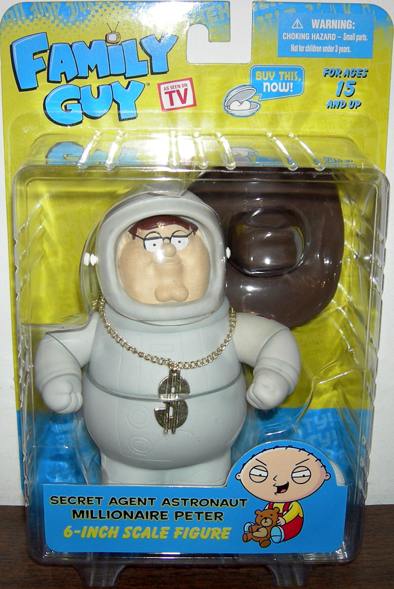 Secret Agent Astronaut Millionaire Peter Action Figure Mezco